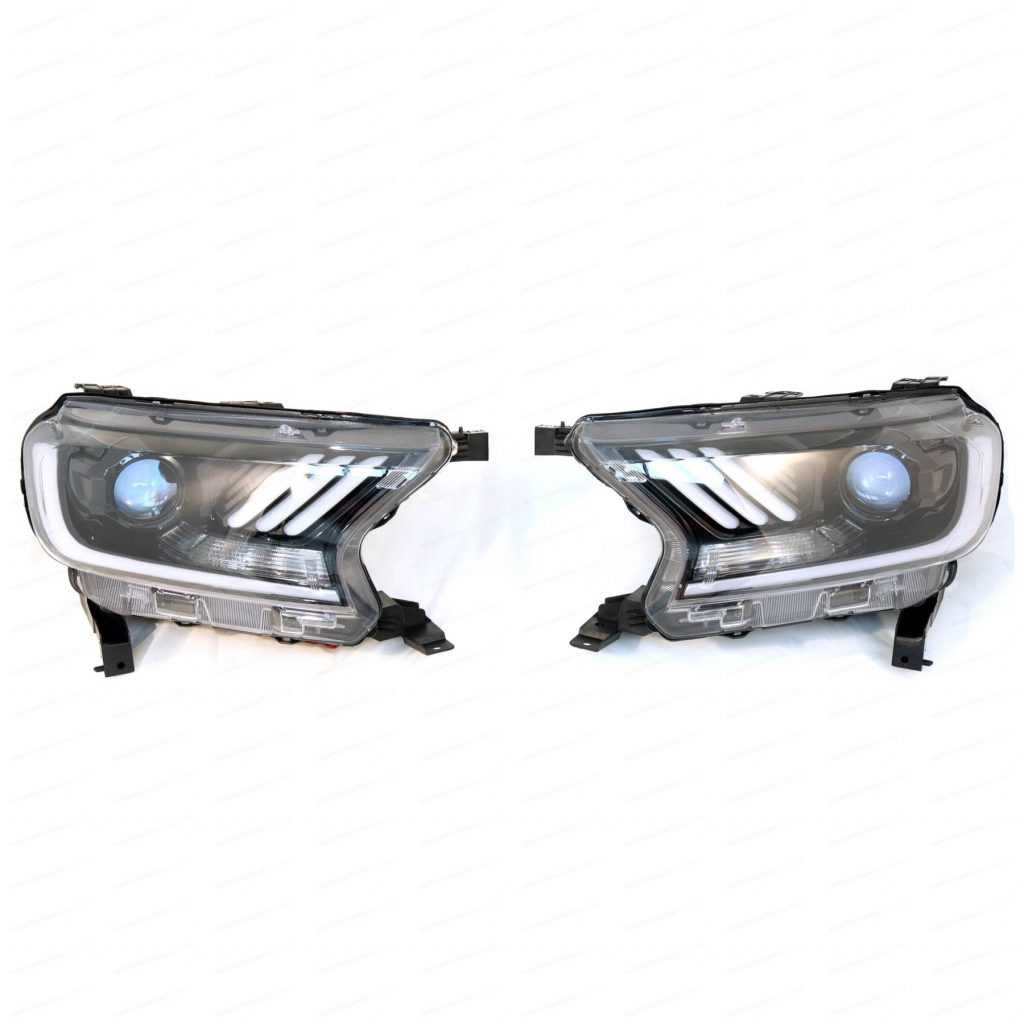 SQ FORD RANGER FACELIFT T7 /RAPTOR MUSTANG LED HEADLIGHTS 2016 ...