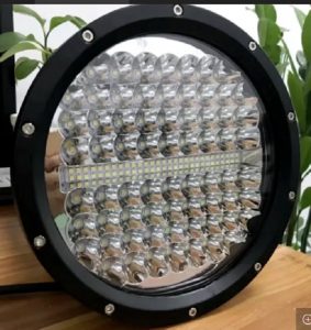9 Inch 378W Car Round LED Work Light 12V High Power Spot Light Set Of 2 ...