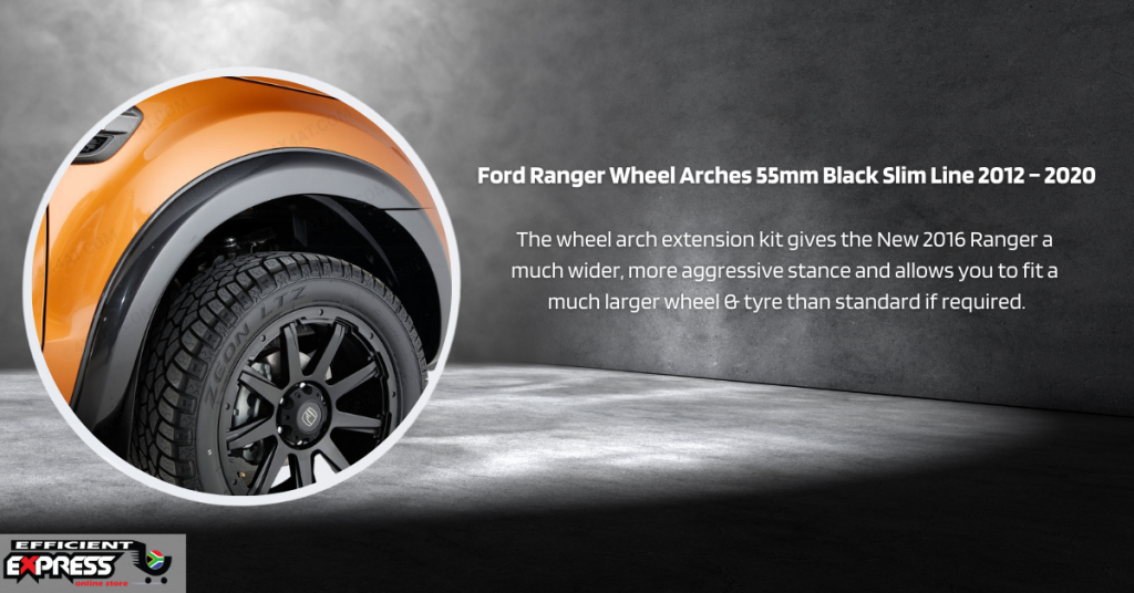 Ford Ranger 2016 Onwards 55mm ( 3inch ) Wheel Arch Kit For Double Cab ...