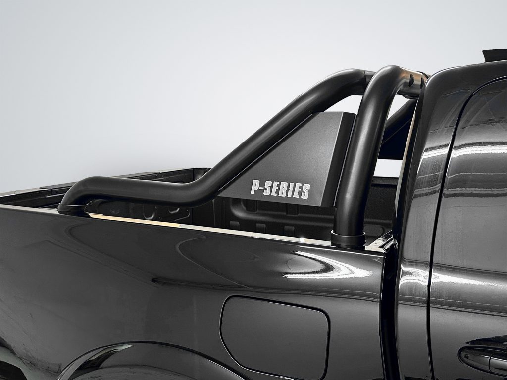GWM P-Series Sweep Back Sports Bar Black 2021+ BS-72062 - Revolution 4x4